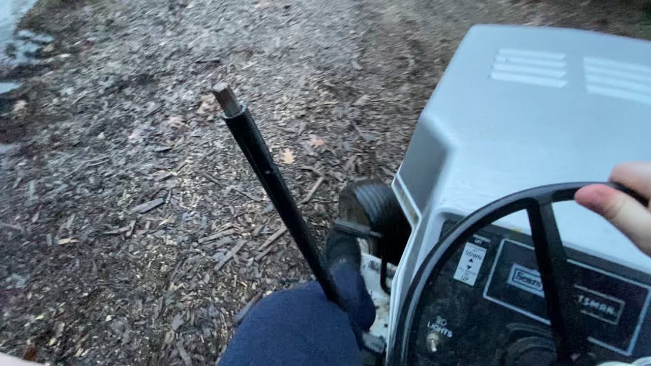 Mud test on the new lawnmower! pt 1 - YouTube