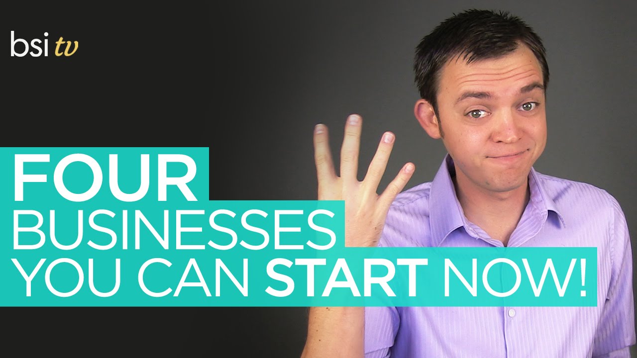 Four (4) Types of Online Businesses that You Can Start! - YouTube