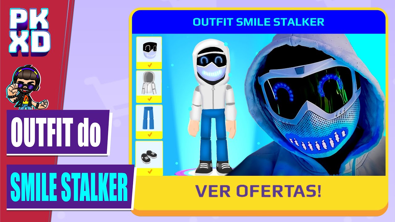 OUTFIT do SMILE O STALKER DENTRO do PK XD | C U I D A D O com o FINAL ...