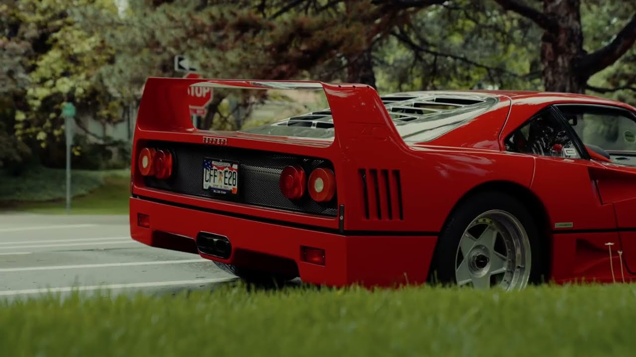 Ferrari F40 Sort|@BLUE CHIP DENVER | 4K - YouTube