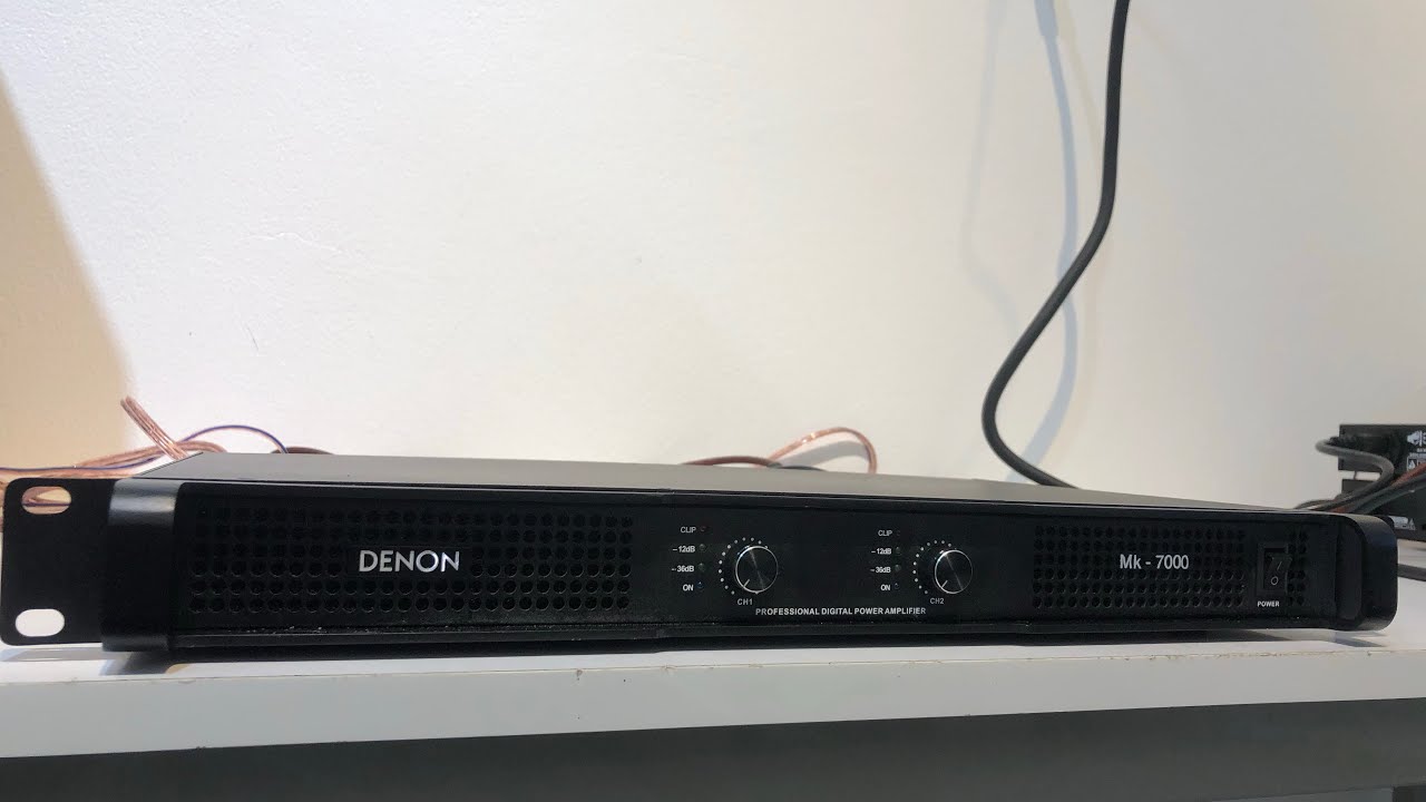 Đẩy Class D Denon Mk-7000 cs 1200w chơi tốt 4 loa 40 coil 76. giá siêu ...