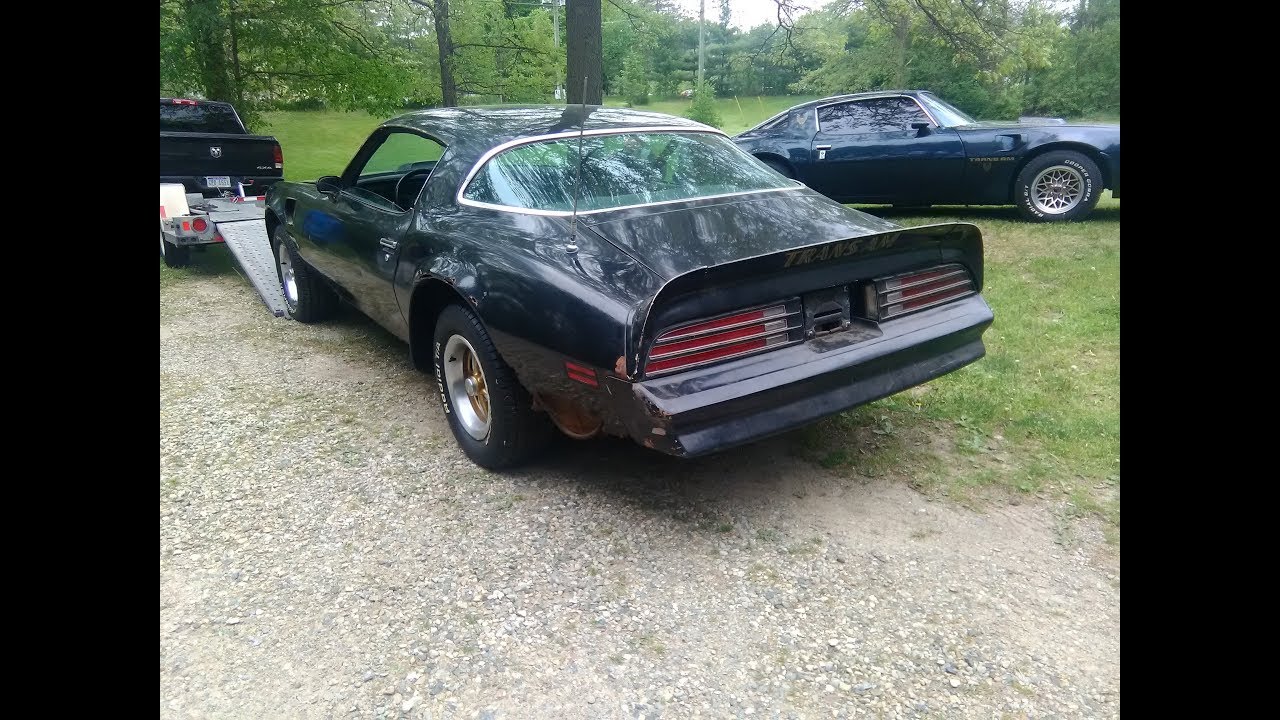 1976 Pontiac Trans Am 400 (Project car) - YouTube