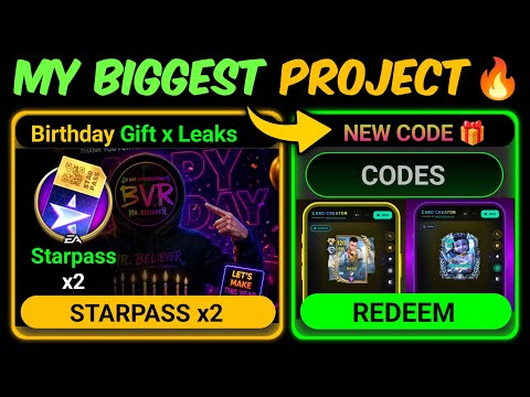 New Redeem Code x My Biggest FC Mobile Project x Birthday Gift | Mr. Believer
