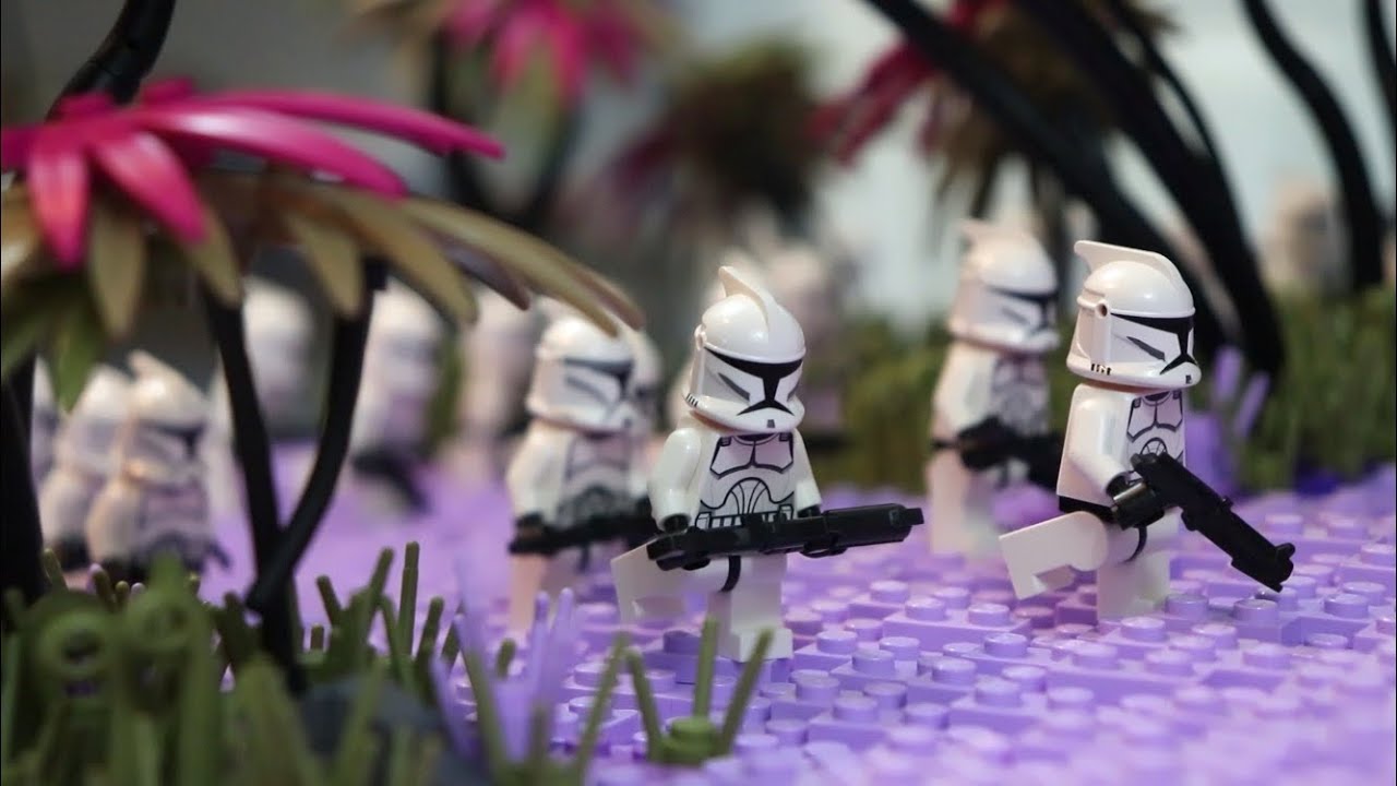 LEGO Star Wars The Clone Wars Battle of Teth MOC | Cinematic - YouTube