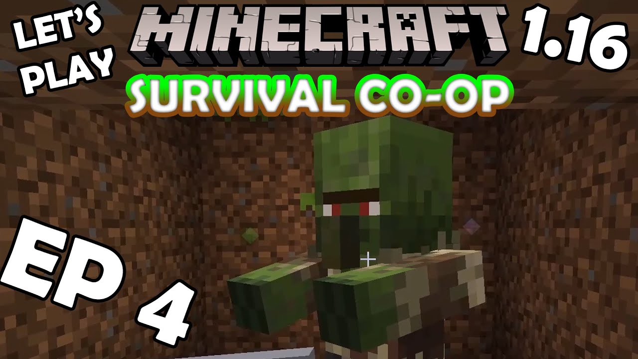 Hi Zombie Villager Friend! Minecraft 1.16 Survival Co-op Let's play Ep ...