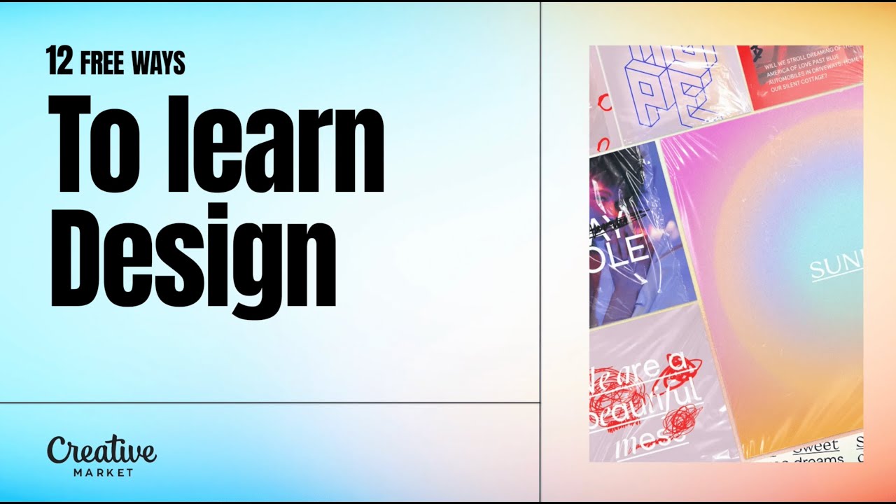 12 Free Ways To Learn Design - YouTube
