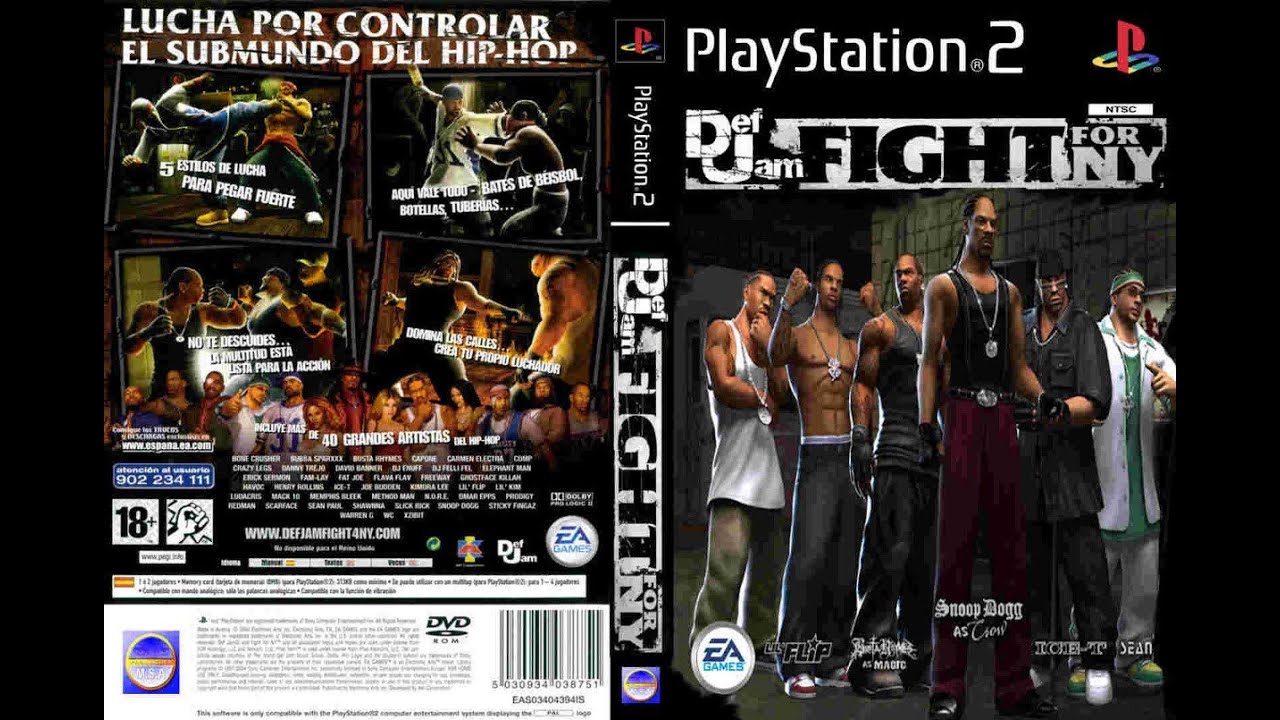 DEF JAM - FIGHT FOR NY - PS2 - ZERANDO TODOS OS JOGOS DO PS2 DIRETO DO ...