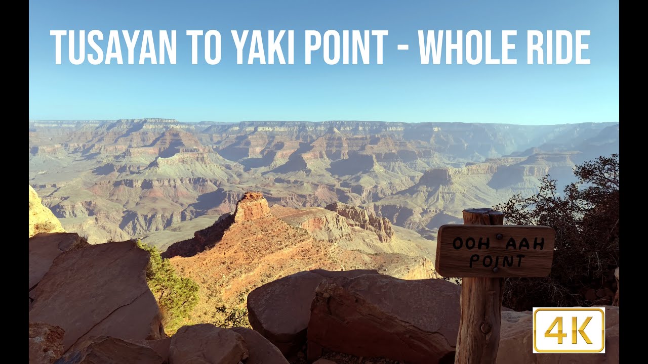 Driving Tour from Tusayan to Grand Canyon - Yaki Point | POV | 4K - YouTube