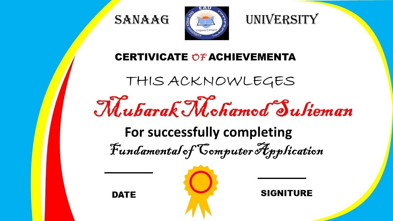 How To Make Certificate In Using Word 2016 Or 2019 Sida Loo Sameeyo How To Make Certificate In Using Word 2016 Or 2019 Sida Loo Sameeyo