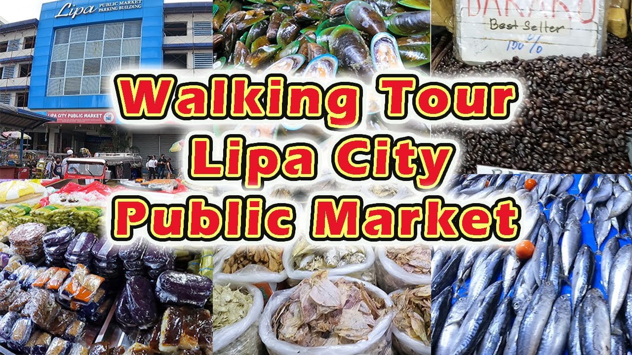 Walking Tour of Lipa City Public Market - YouTube