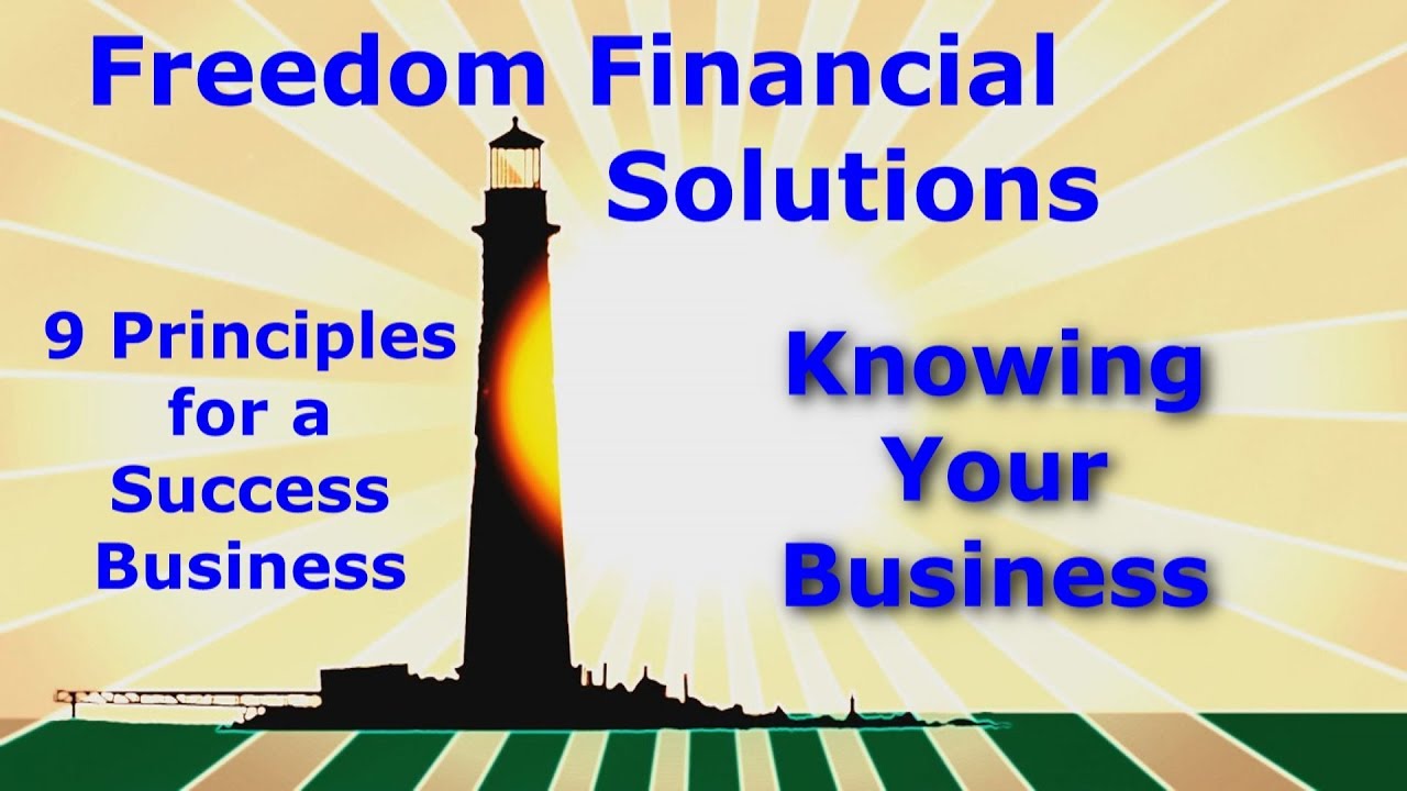 In the Black - Principle: 8 Knowing Your Business - YouTube