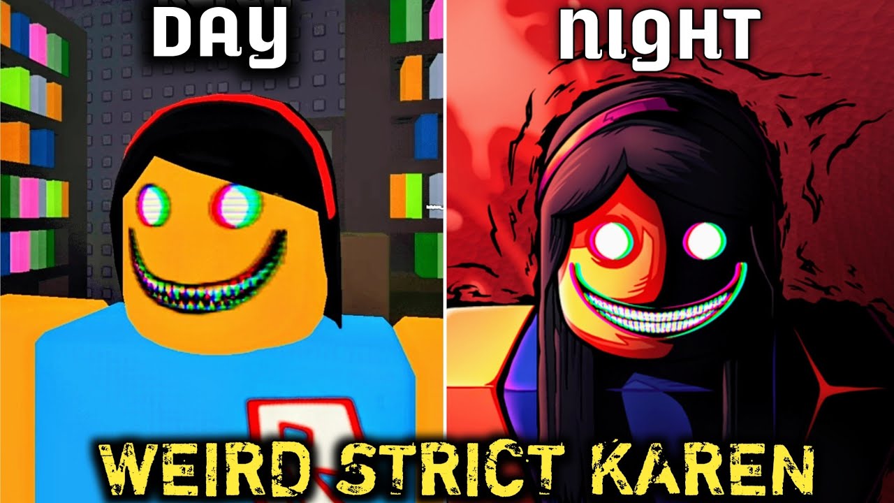Roblox Weird Strict Karen All Endings Full Walkthrough Tutorial | How ...