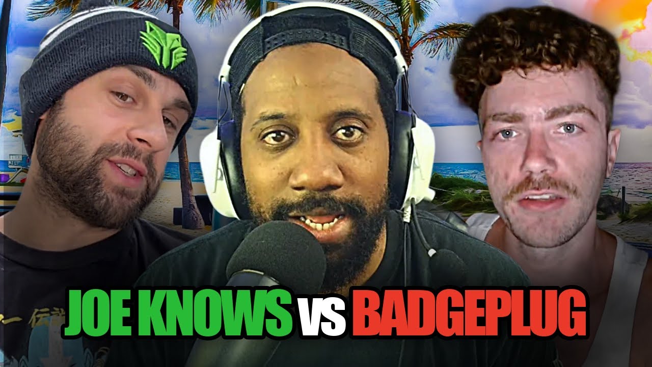 JOE KNOWS vs BADGEPLUG BEEF??? - YouTube