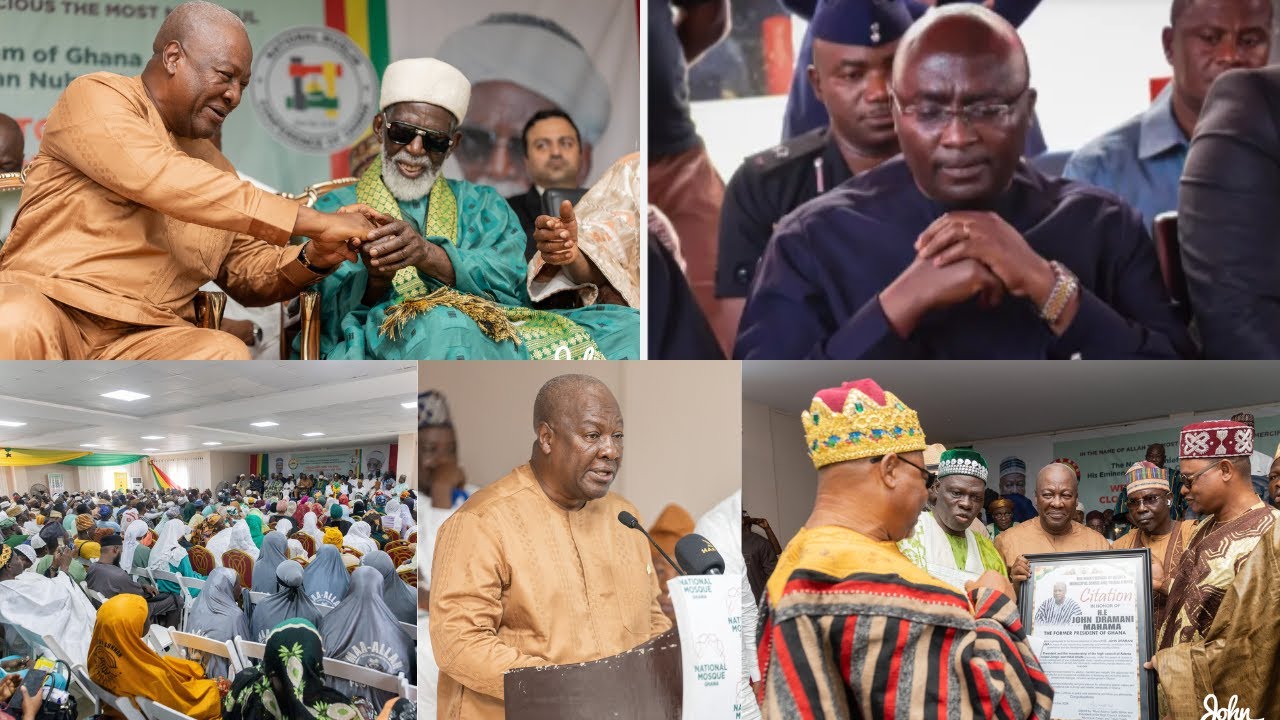 Bawumia Stranded As Mahama List His Achievements To Chief Imam @ 4th ...