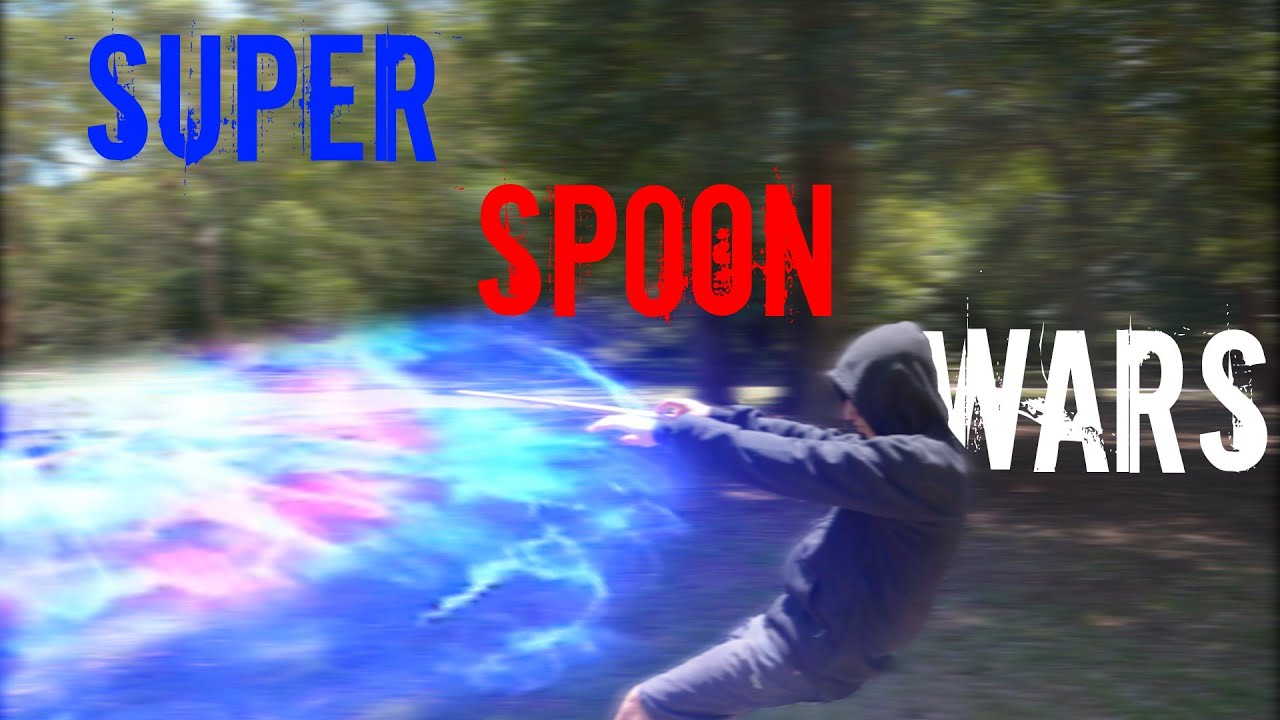 SUPER SPOON WARS - A Super-Powered Fight with Wooden Spoons - YouTube