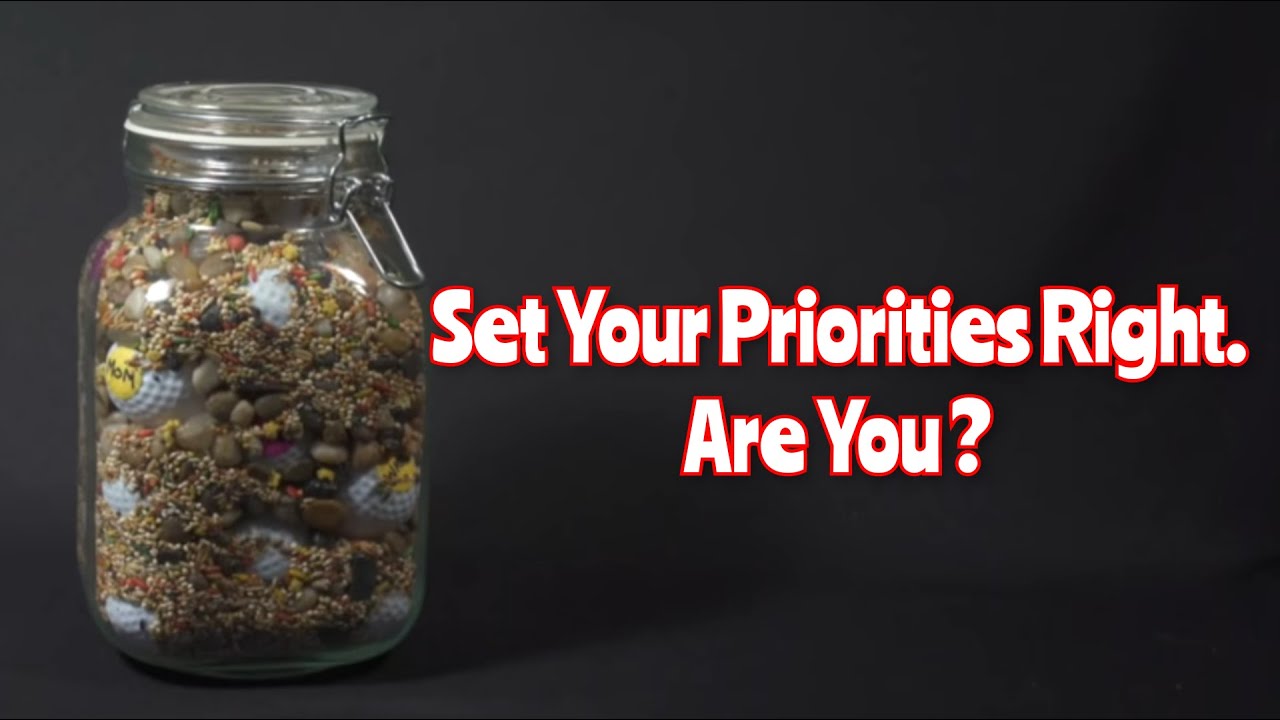 The Jar Of Life- First Things First.!!! A Story Of Valuing Things ...