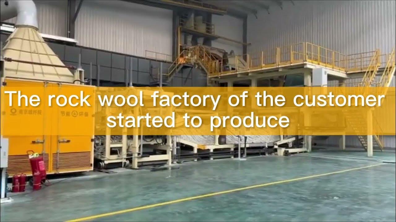 Fully Automated Rock wool Panel Production Line, Rockwool Board Making ...