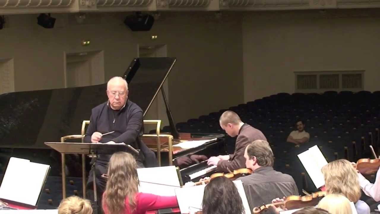 Proov Estonia kontserdisaalis 26.02.2014, pianist Marko Martin ja ...
