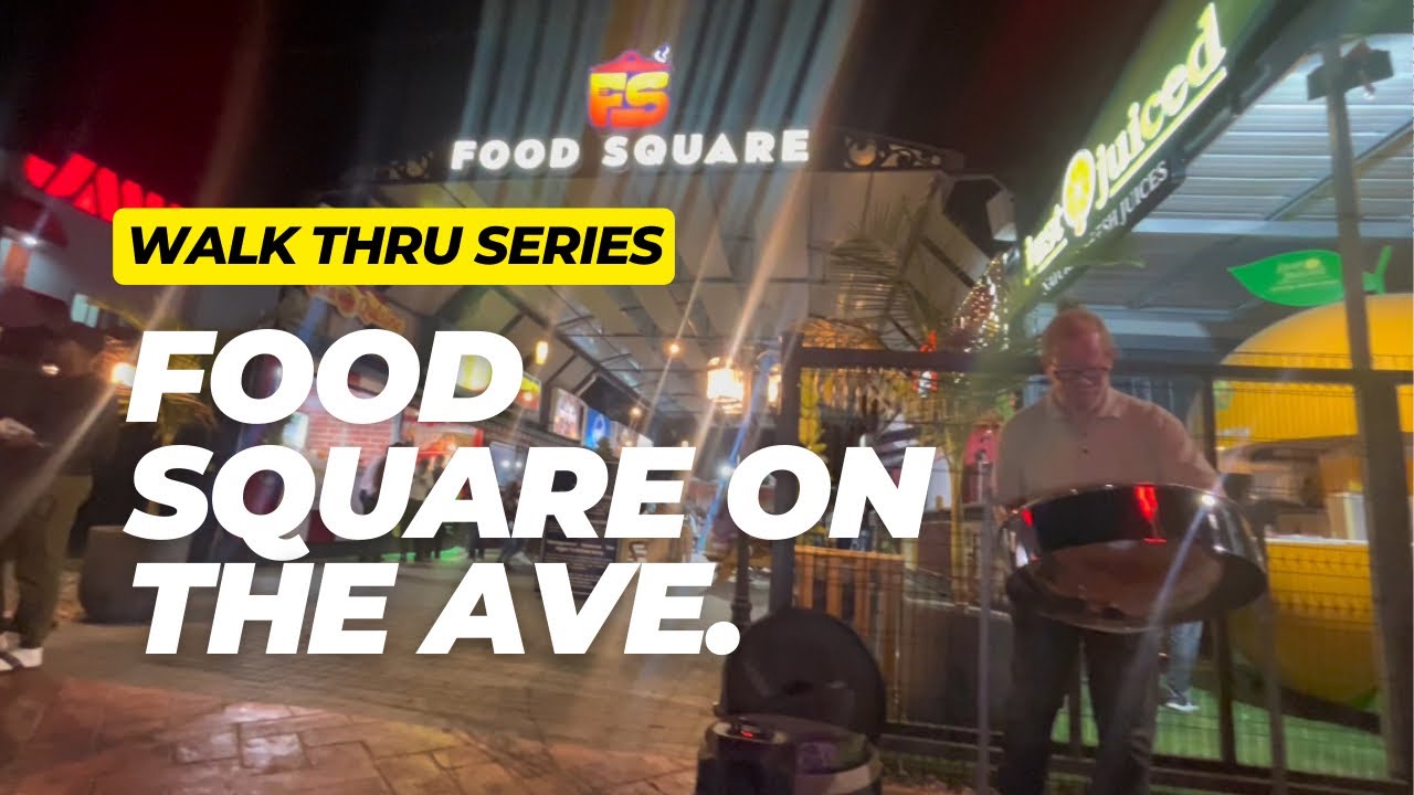 Walk Thru Series: Street Food at Food Square on Ariapita Avenue ...