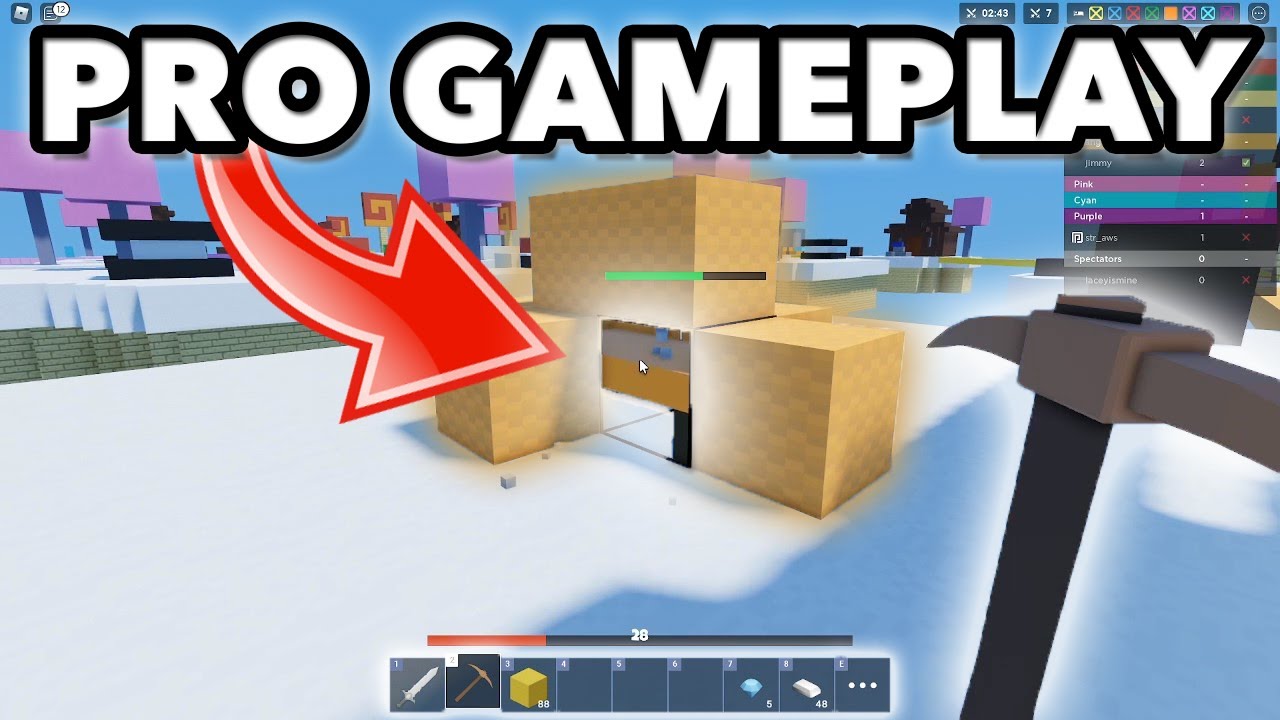 Roblox Bedwars Crazy Clutches Pro Gameplay Youtube