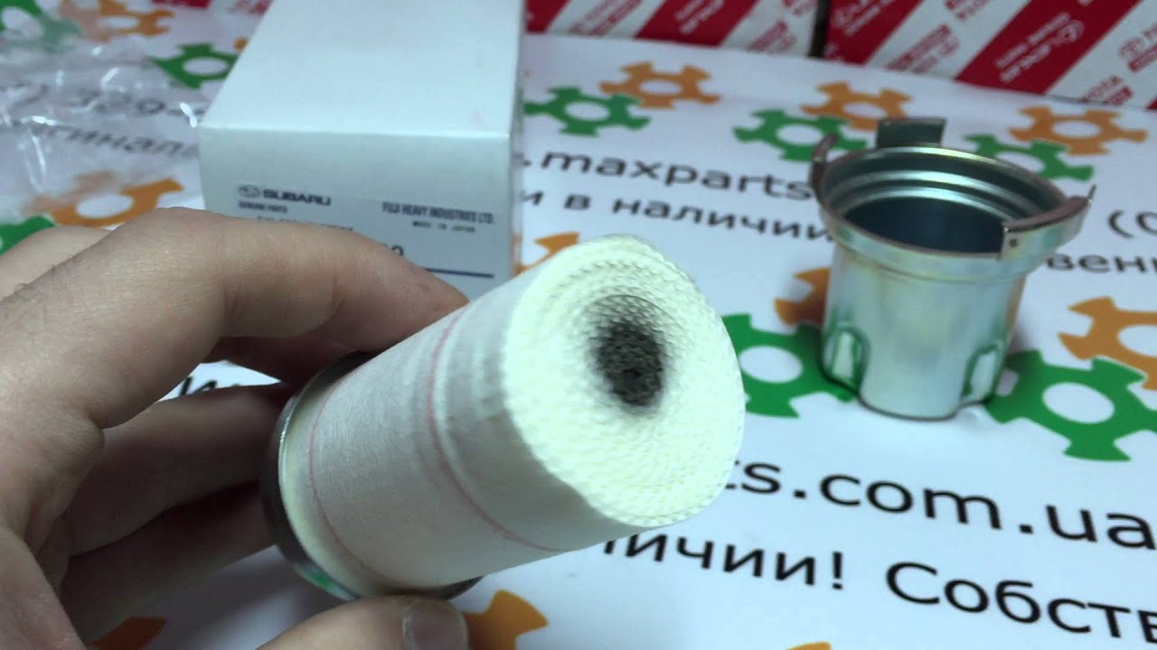 42072AE000 42072-AE000 Фильтр топливный Subaru оригинал - YouTube