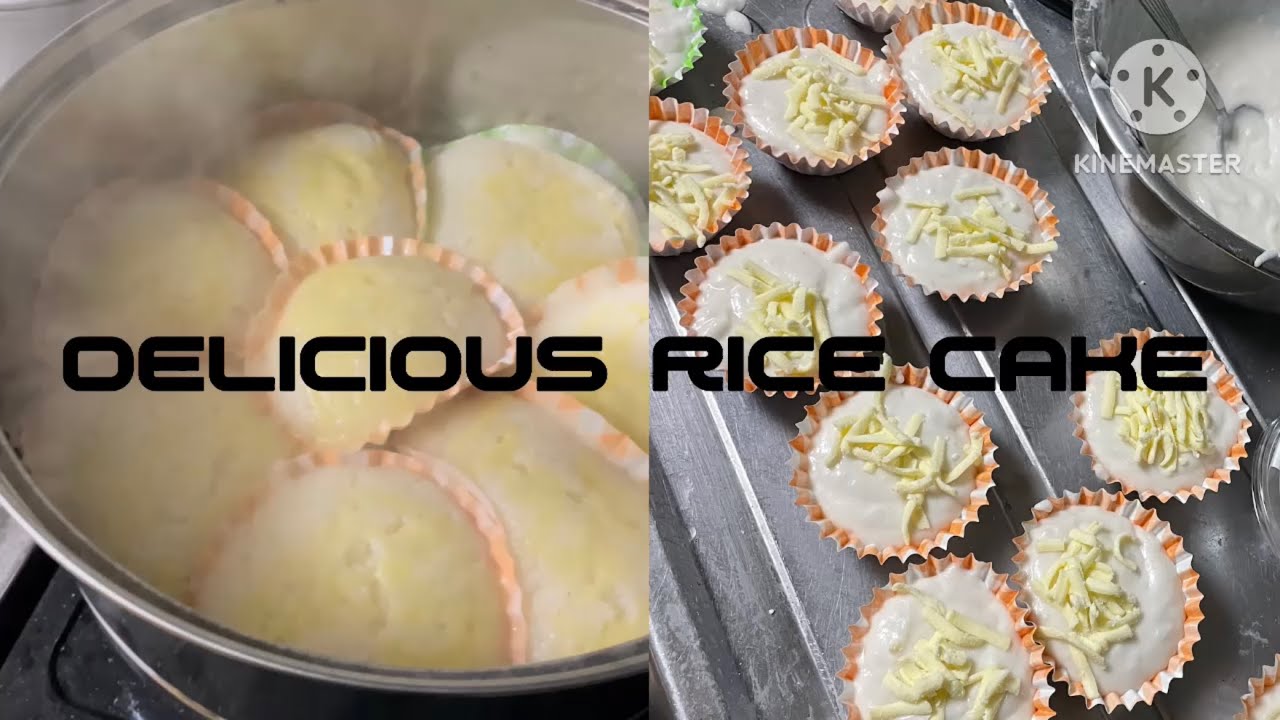 How to cook rice cake(putong bigas)first time ever - YouTube