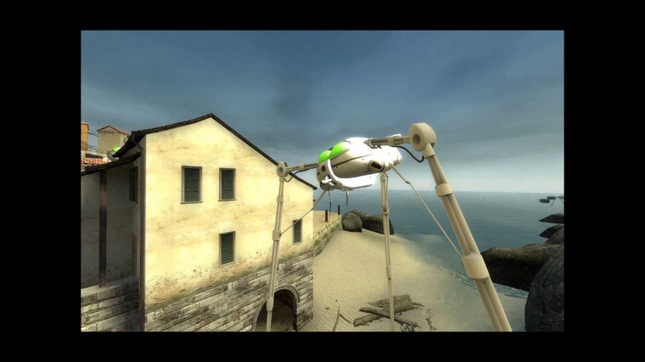 The Artilleryman And The Fighting Machine (Garry's Mod version) - YouTube