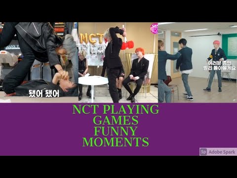 NCT PLAYING GAMES FUNNY MOMENTS - YouTube