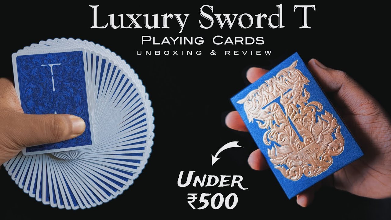 Luxury Sword T Playing Cards Review & Unboxing | Better Than Uspcc ...