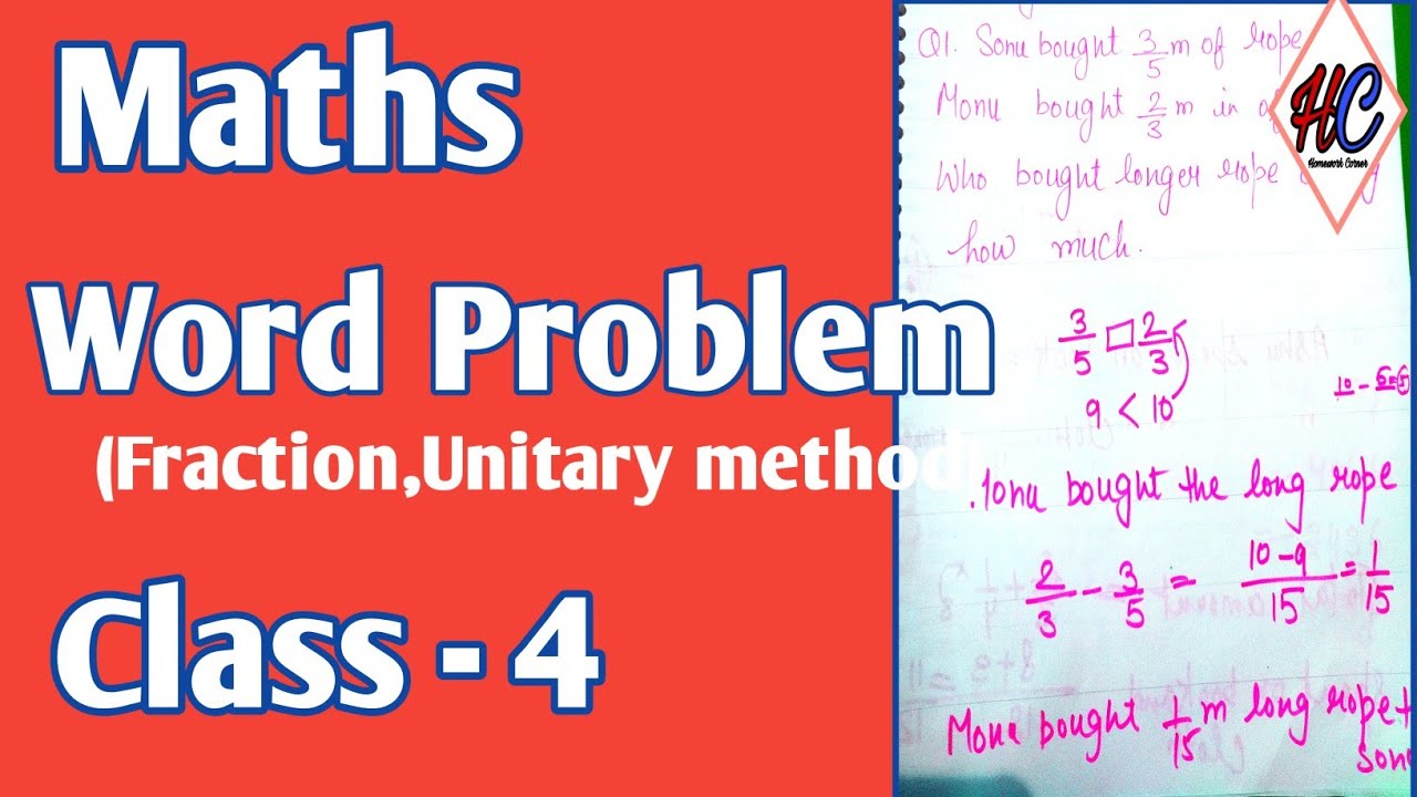 Word Problems Related To Fraction For Class 4 Word Problem Related word-problems-related-to-fraction-for-class-4-word-problem-related