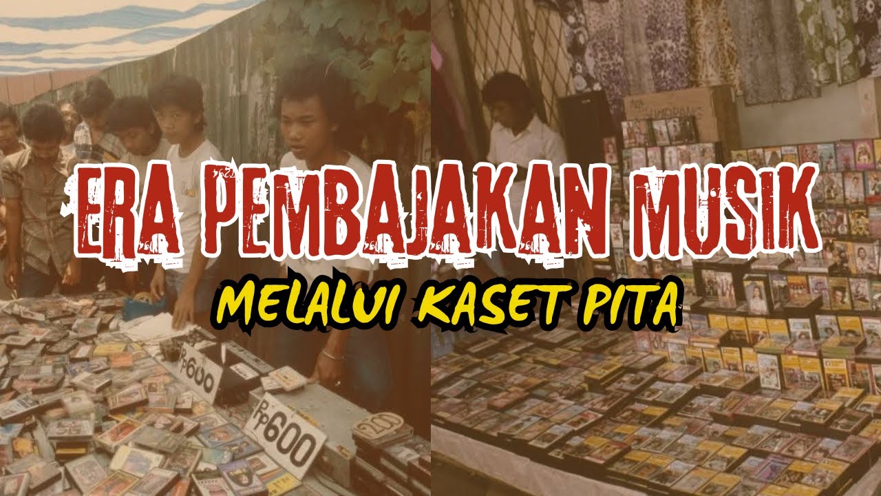 Trend Pembajakan Musik Melalui Kaset Pita - YouTube
