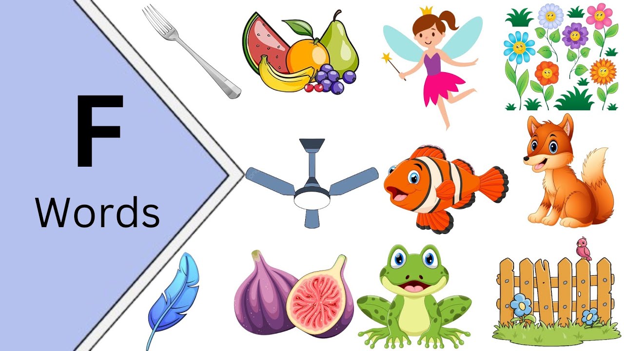 Letter F words with Pictures-Words starting with F -Animals starting ...