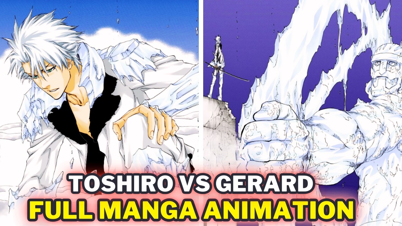 🔴 Adult Toshiro Vs Gerard Valkyrie Full Manga Fight Colored Panels Youtube