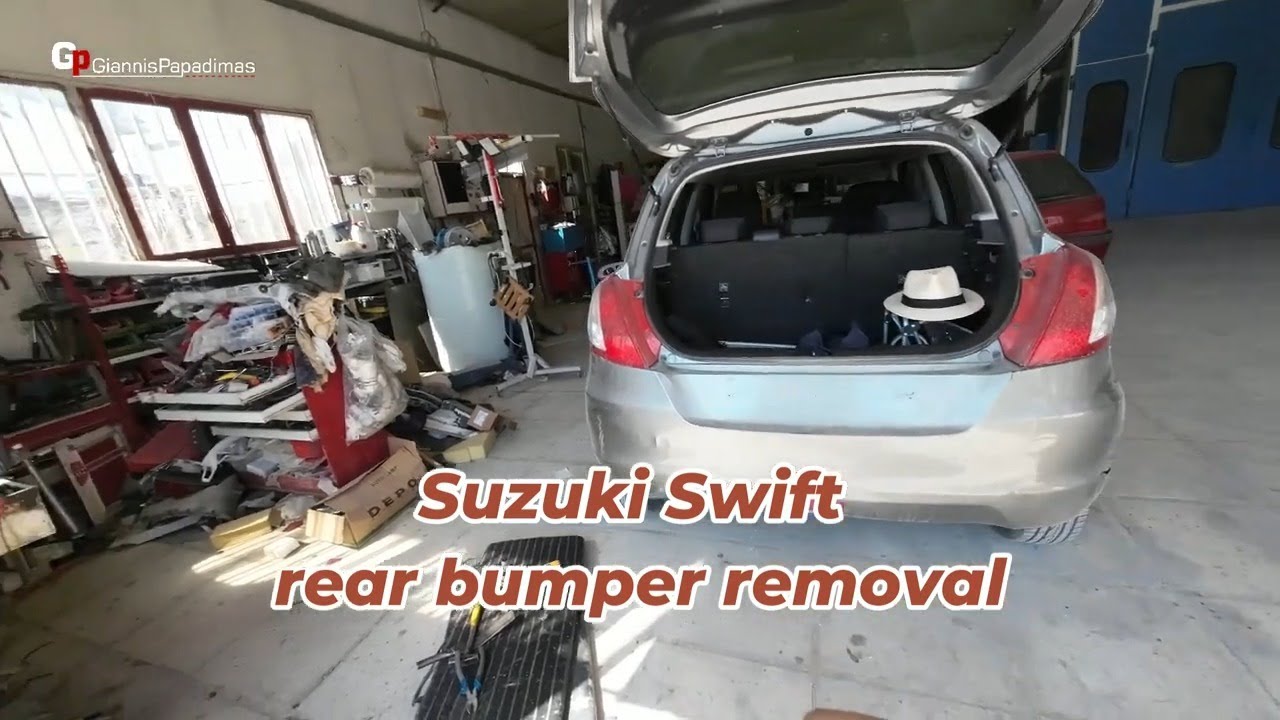 Suzuki Swift 2010 – 2017 rear bumper removal - YouTube