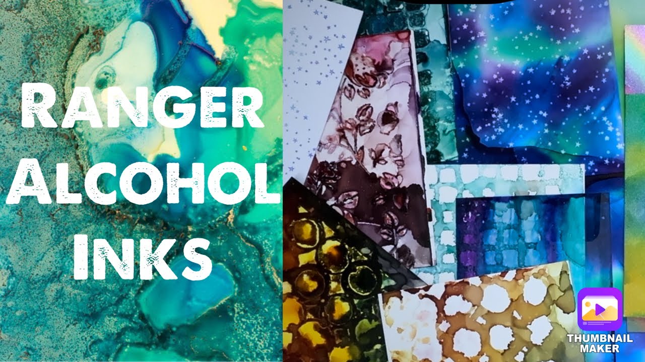 Ranger Tim Holtz Alcohol Ink: Inky Play: Backgrounds: Stamper ...