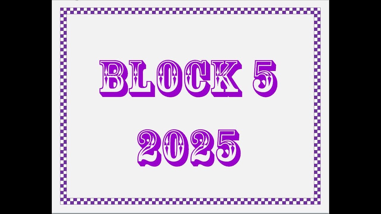 Block 5, 2025 - YouTube