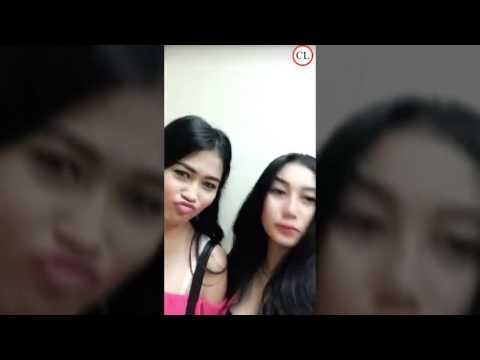 Pakai baju Pink ketat Pamela Safitri Duo Serigala tampak cantik dan hot saat nonton biosko
