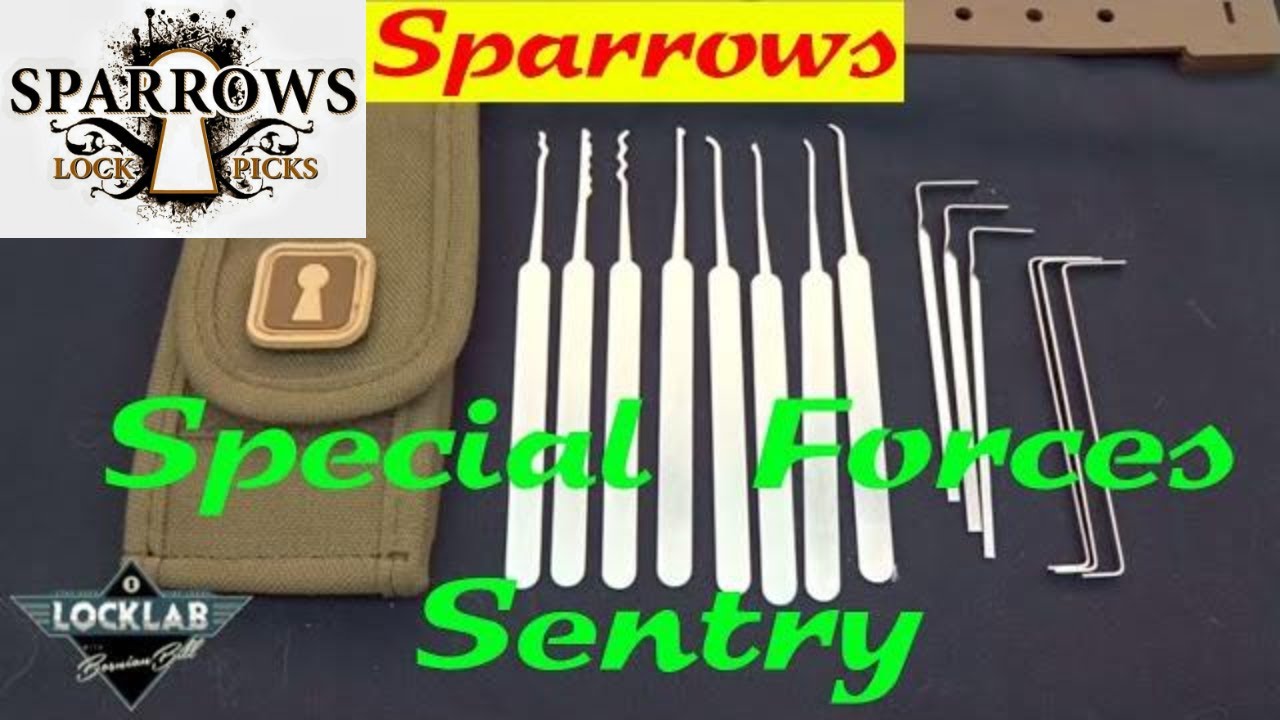 (872) Review: Sparrows SPECIAL FORCES (SF) EDITION SENTRY Lock Pick Set ...