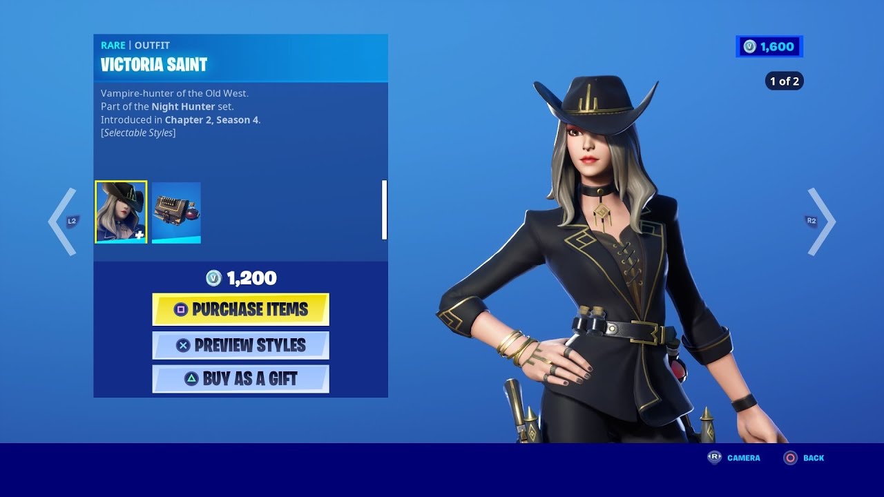*NEW* VICTORIA SAINT SKIN...! (Fortnite Item Shop) - YouTube