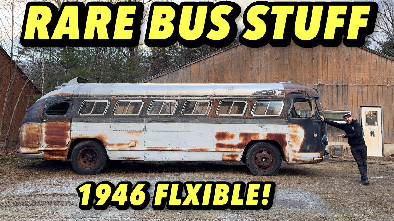 Prepping To Start On My 1946 FLXIBLE CLIPPER BUS Project! - YouTube