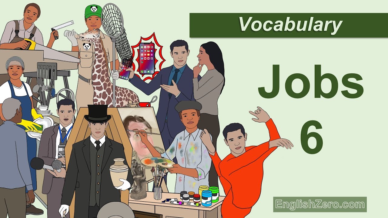 Jobs 6 Vocabulary English Lesson - YouTube