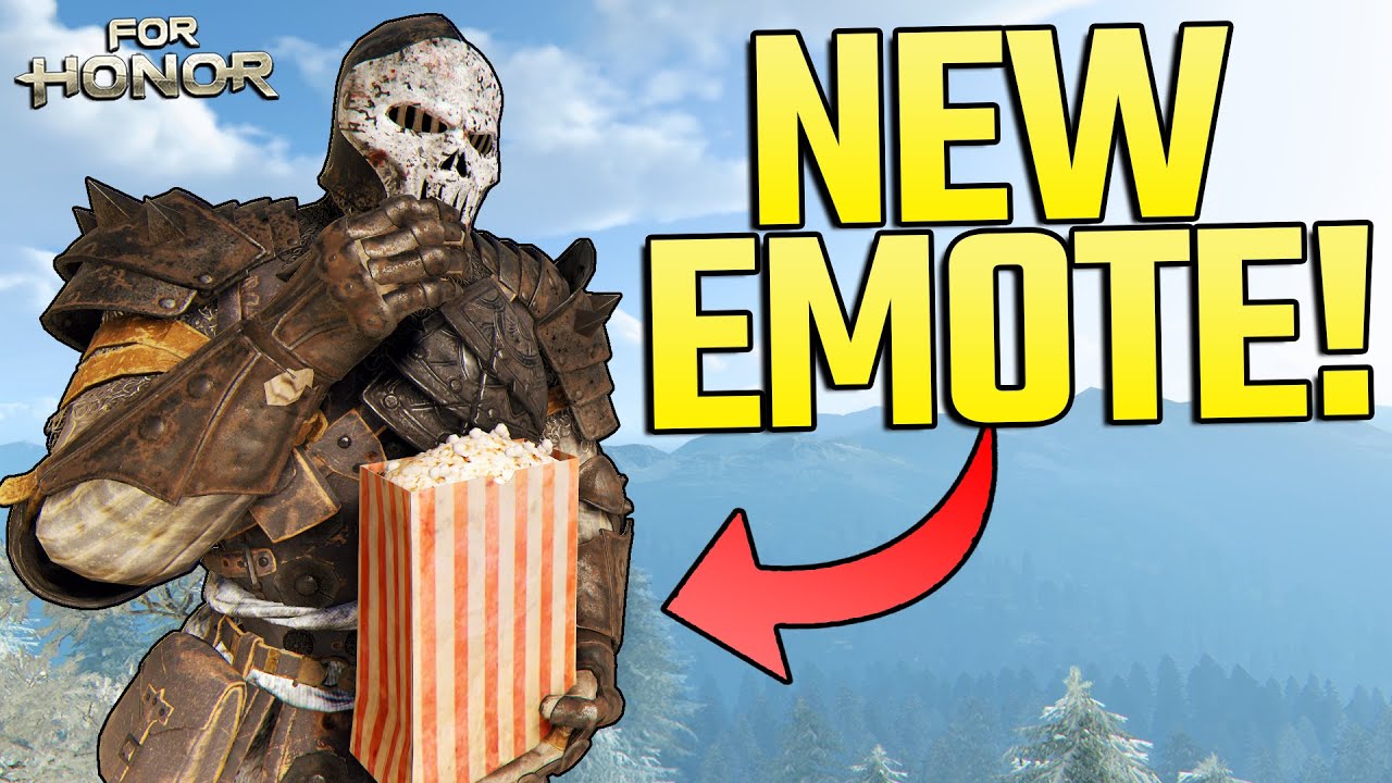 NEW Popcorn Emote! + New Effect - Warden Duels | For Honor - YouTube