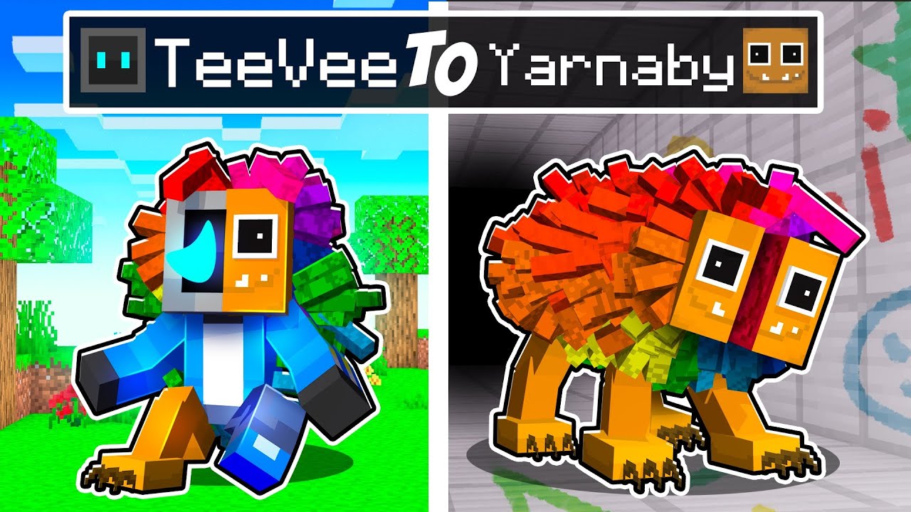 From TeeVee to YARNABY in Minecraft! - YouTube