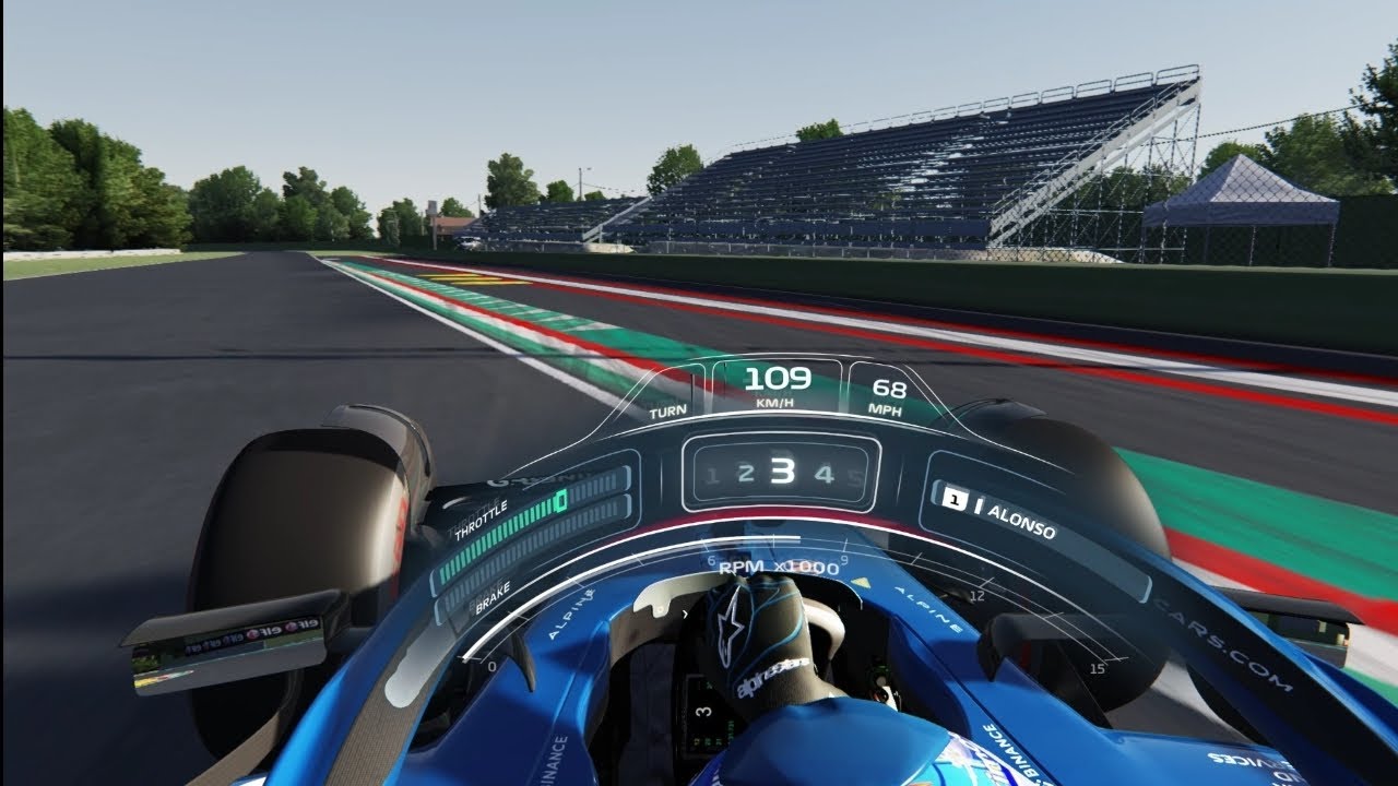 New Alpine A522 mod showcase. Alonso onboard at the new laser scanned ...