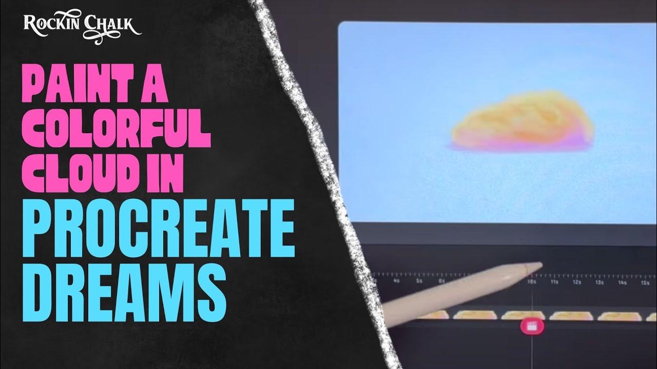 Procreate Dreams Colorful Cloud Tutorial - YouTube