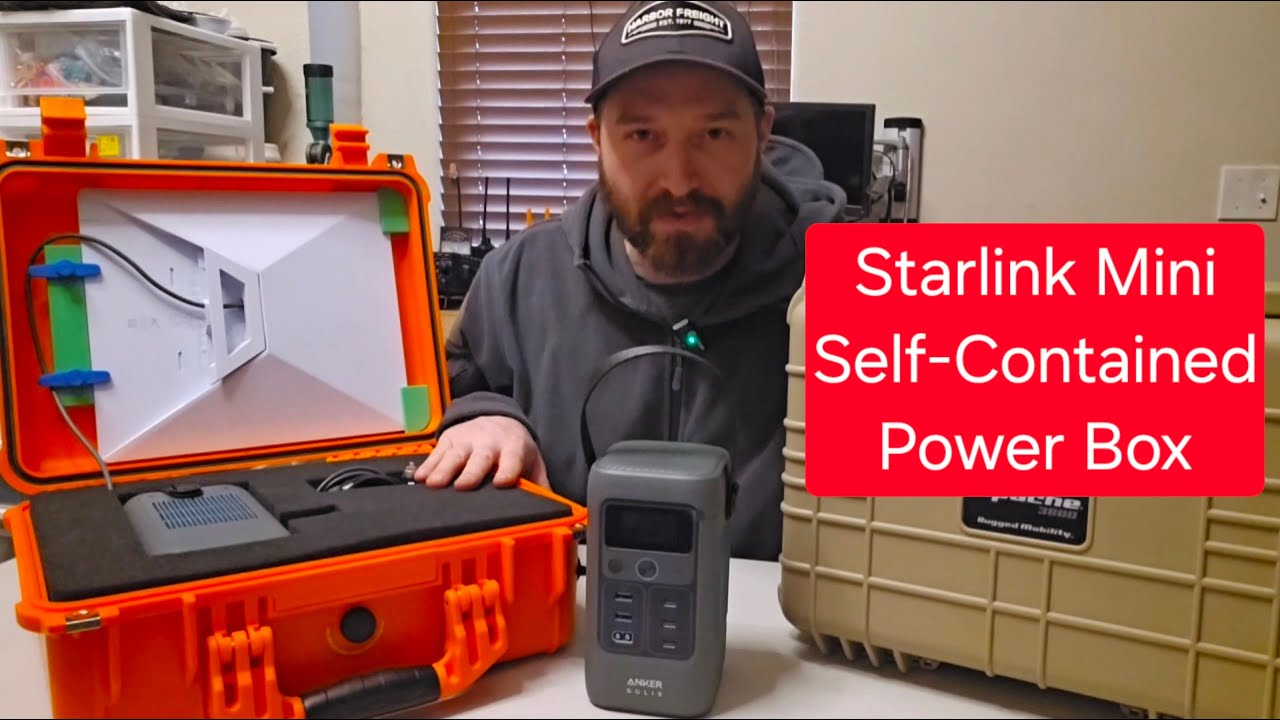 Starlink Mini Self-Contained Power Box - YouTube