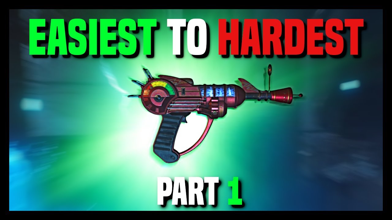 Every FREE WONDER WEAPON Easiest to Hardest in Cod Zombies (Part 1 of 2 ...