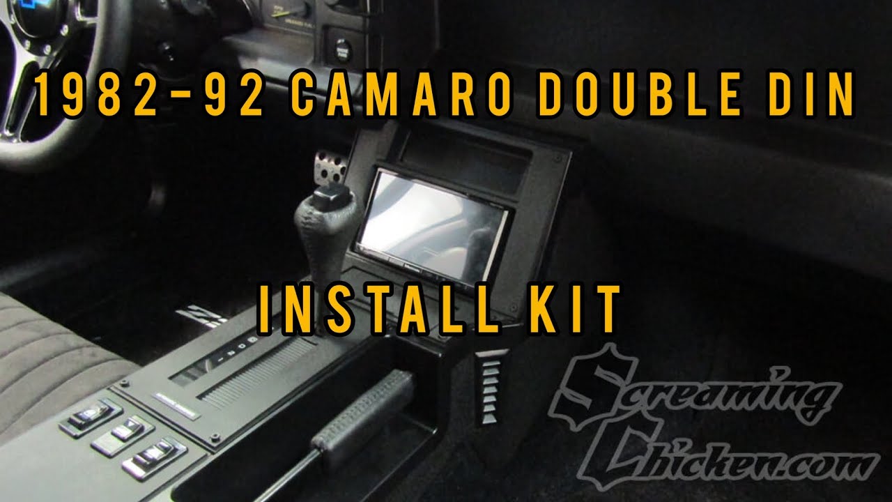 1982 92 Camaro Double Din Install Kit Youtube