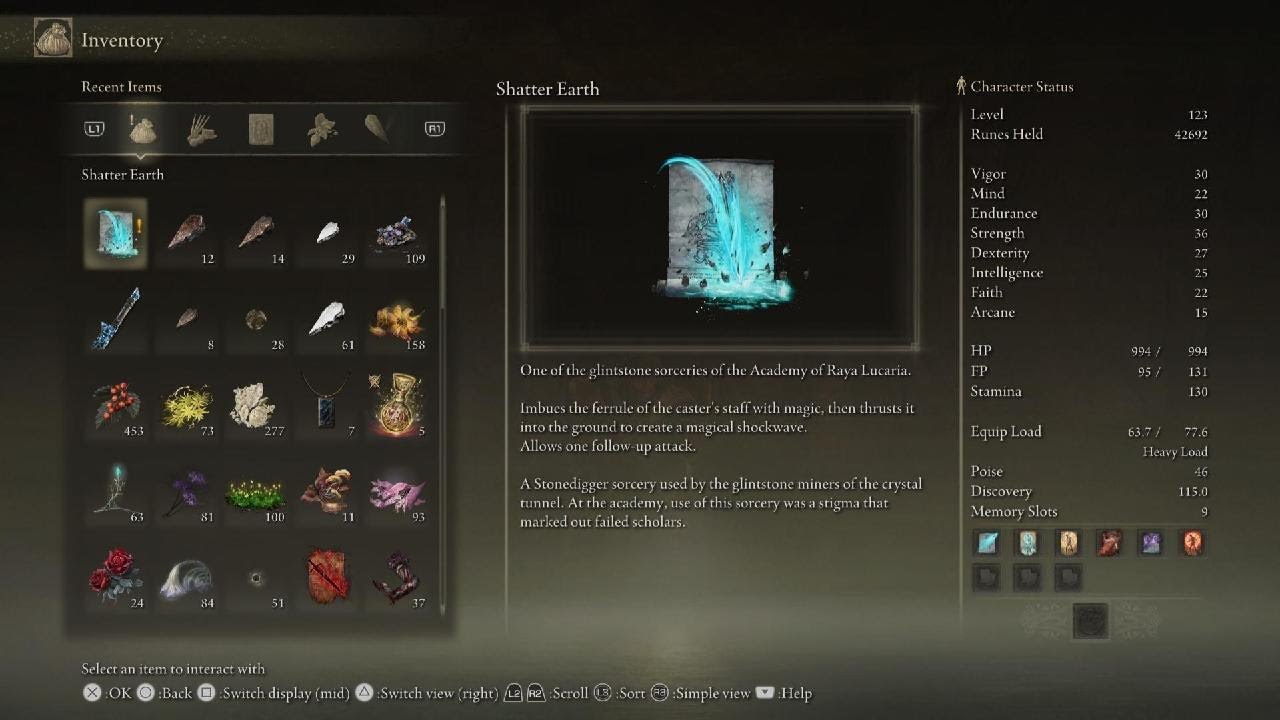 ELDEN RING - Shatter Earth Spell Location - YouTube