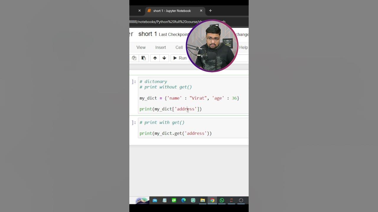 Python - 3 | How to safely Access Values in Dictionary | Python for Beginners | PMGURU #shorts ...